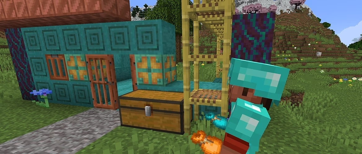 Minecraft 1.21.3/1.21.2 | Sakwy, nowe wzory sztandarów oraz nowy eksperyment