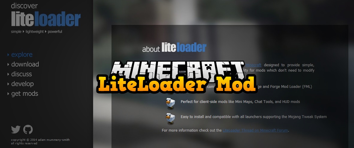 LiteLoader 1.12.2 / 1.11.2 / 1.8.9 - lekki mod loader